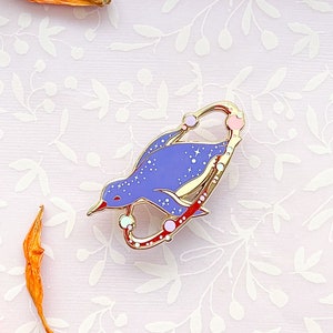 Cosmic Penguin Enamel Pin - Etsy
