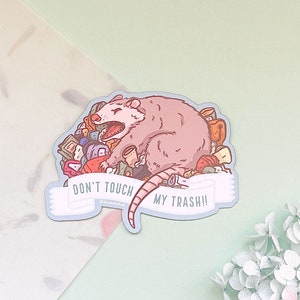 Don't Touch My Trash Possum Magnet - Etsy