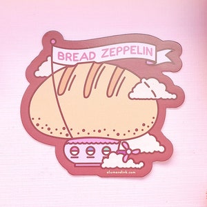 Bread Zeppelin Magnet - Etsy