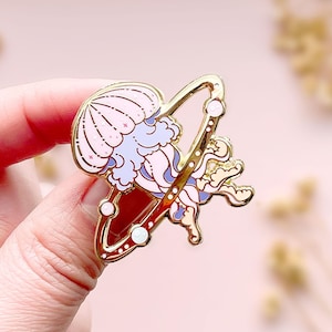 Cosmic Jellyfish Enamel Pin - Etsy
