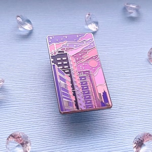 Halcyon Sunset Enamel Pin - Etsy