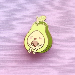 Avocado Toast Enamel Pin - Etsy