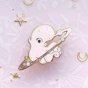 Cosmic Octopus Enamel Pin - Etsy