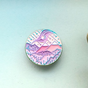 Lunar Ascension Duochrome Enamel Pin - Etsy