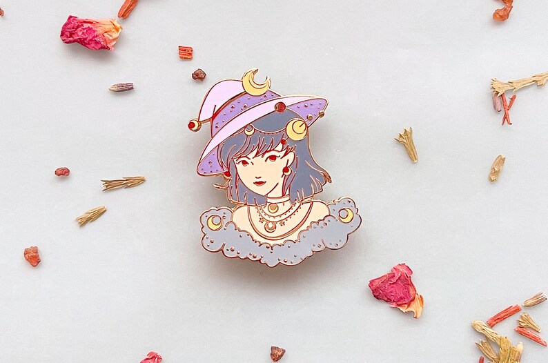 June Witch Alexandrite Enamel Pin - Etsy