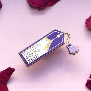 Readers Gonna Read Bookmark Enamel Pin - Etsy