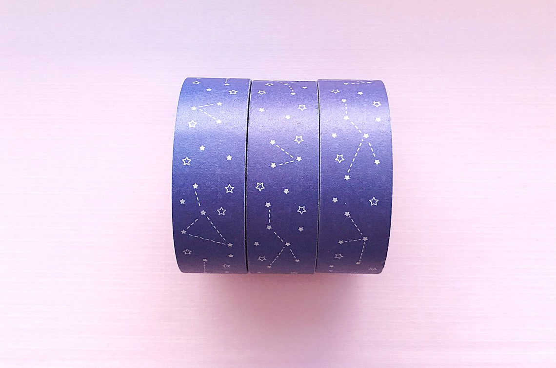 Constellations and Stars Washi Tape - Etsy