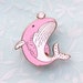 Flying Whale Enamel Pin - Etsy