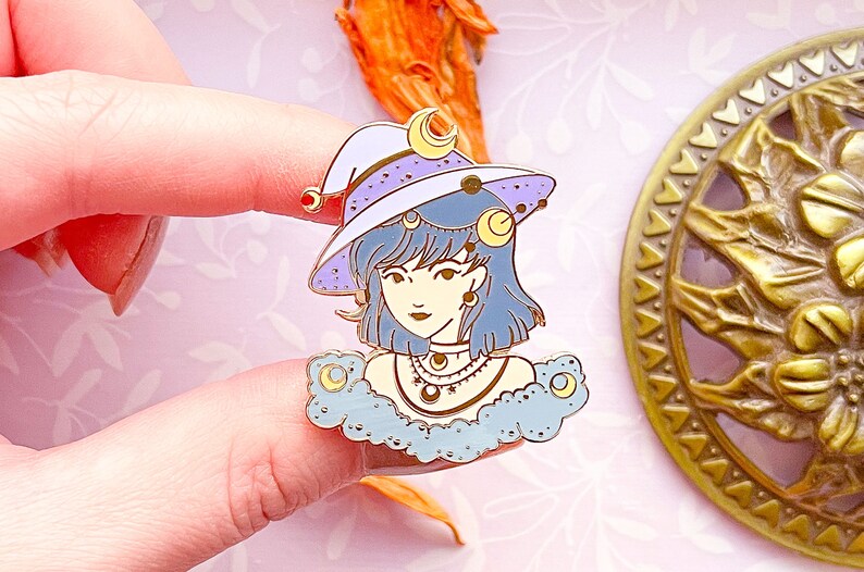 June Witch Alexandrite Enamel Pin - Etsy