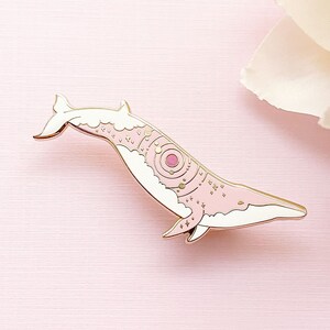 Antares Red Star Rice's Whale Enamel Pin - Etsy