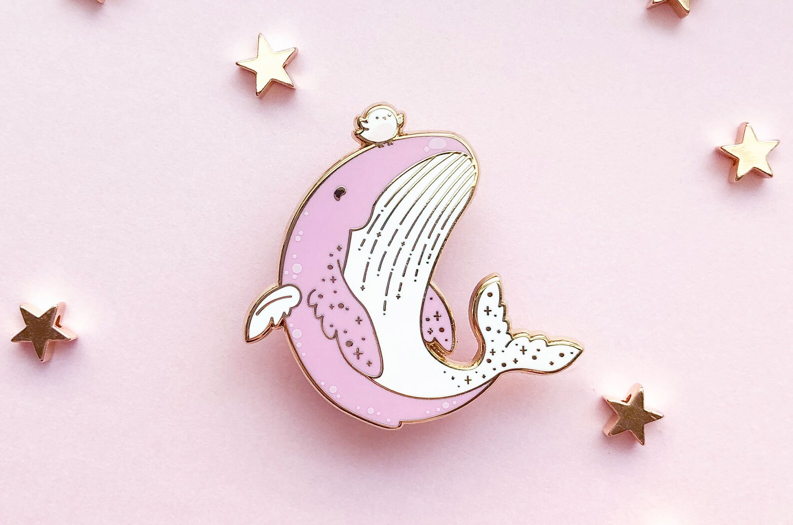 Flying Whale Enamel Pin | Etsy