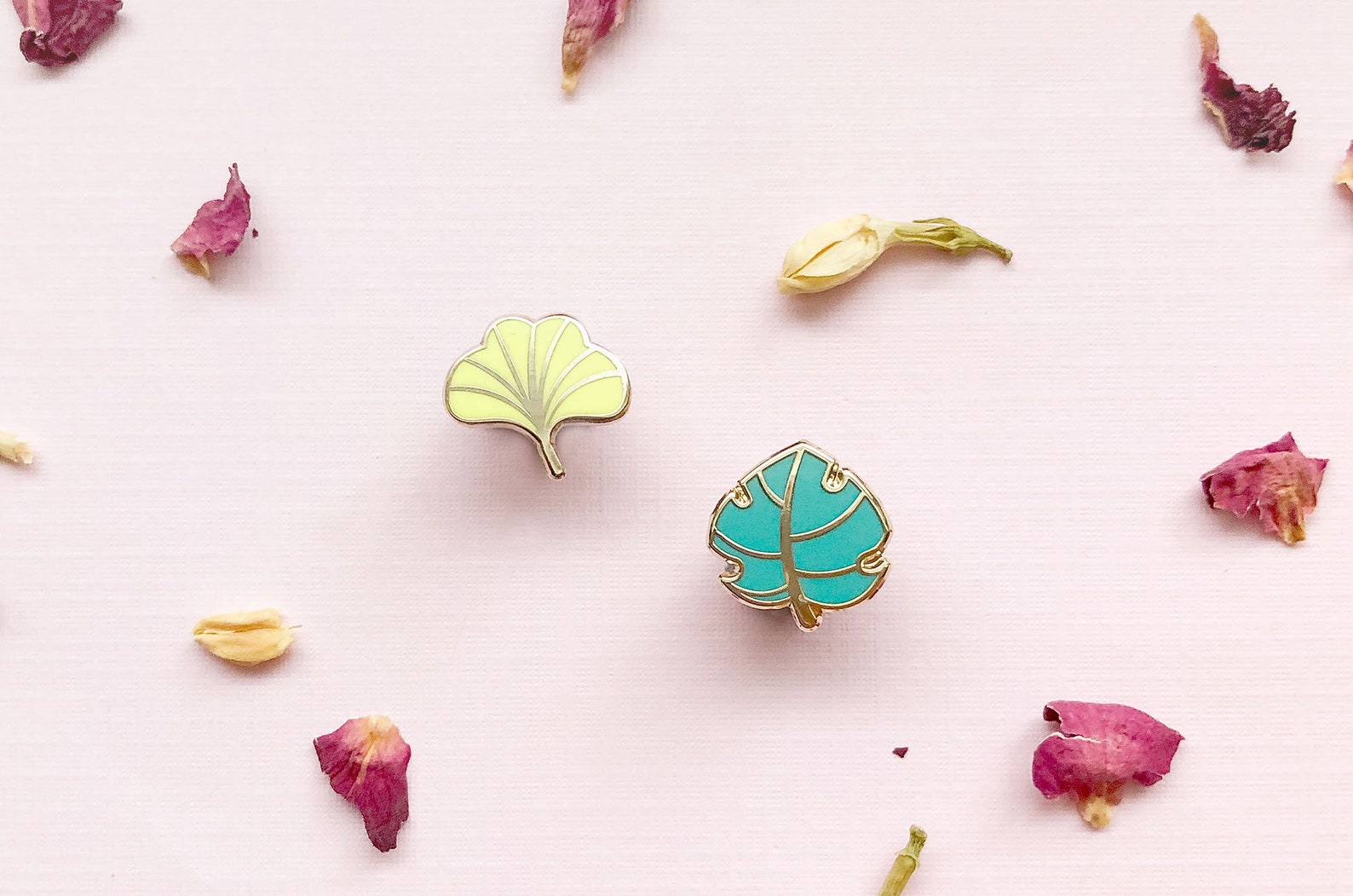 Mini Leaves Part One Board Filler Enamel Pin Set - Etsy