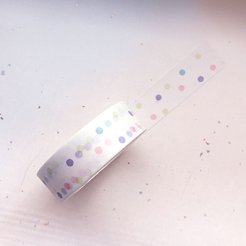 Polka Dot Washi Tape Set - Etsy UK