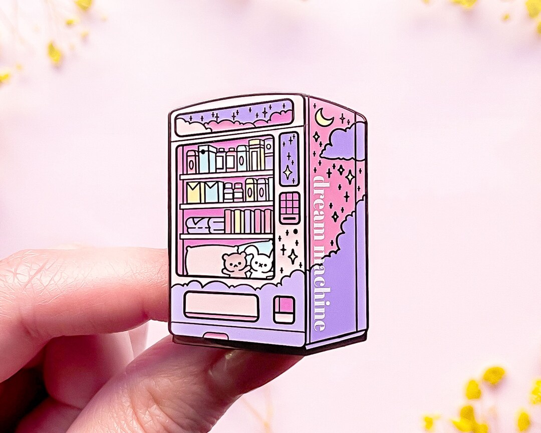 Dream Machine Aesthetic Vending Machine Enamel Pin - Etsy