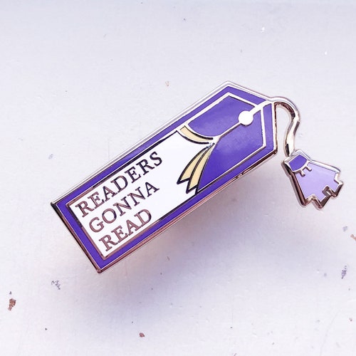 Well Read Enamel Pin - Etsy