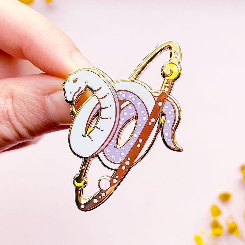 Snake Pin - Etsy