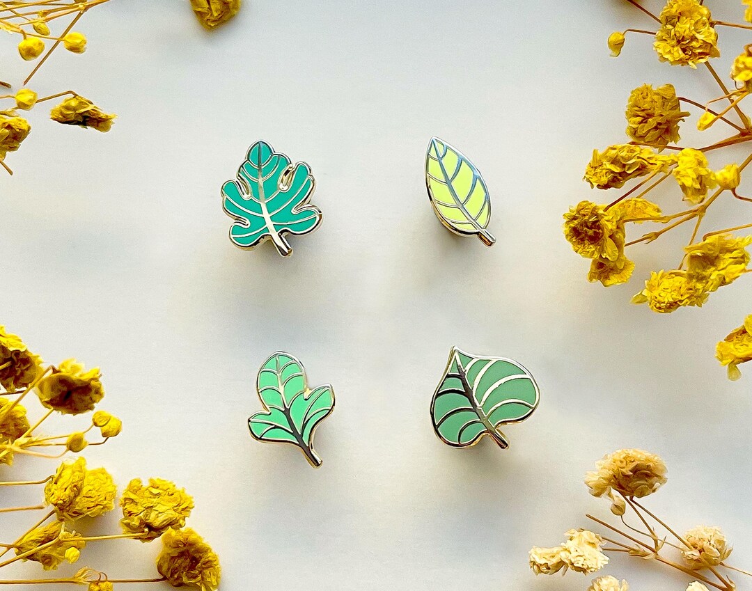 Mini Leaves Part Two Board Filler Enamel Pin Set - Etsy