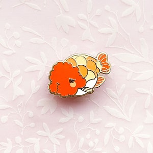 Chibi Ranchu Goldfish Enamel Pin - Etsy
