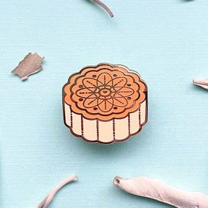 Starry Mooncake Autumn Festival Pastry Enamel Pin - Etsy