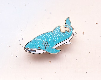 Whale Shark Enamel Pin Donation Item - Etsy