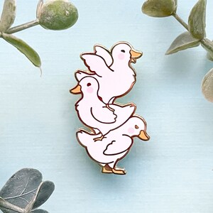Cute Mini Ducks Quack Stack Enamel Pin - Etsy