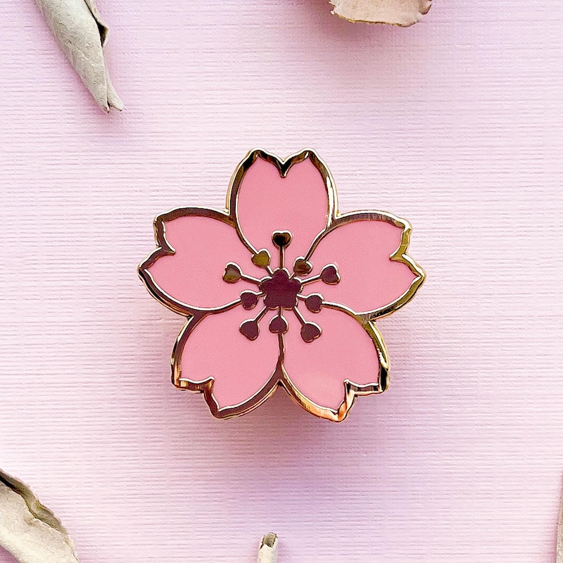 Japanese Style Enamel Pin - Etsy