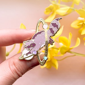 Cosmic Raccoon Enamel Pin - Etsy
