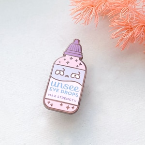 Unsee This Eye Drops Internet Joke Enamel Pin - Etsy