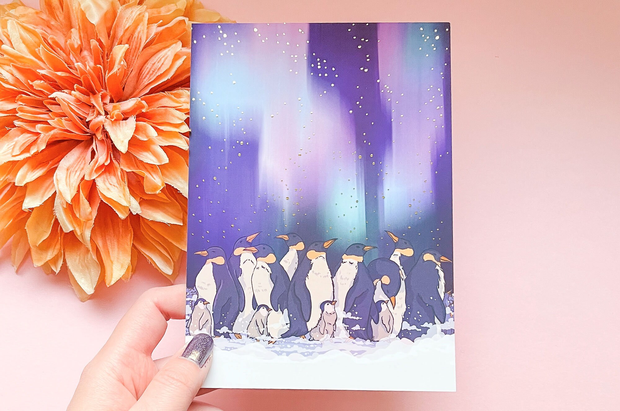 Emperor Penguin Dads Art Print - Etsy