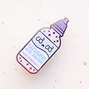 Unsee This Eye Drops Internet Joke Enamel Pin - Etsy