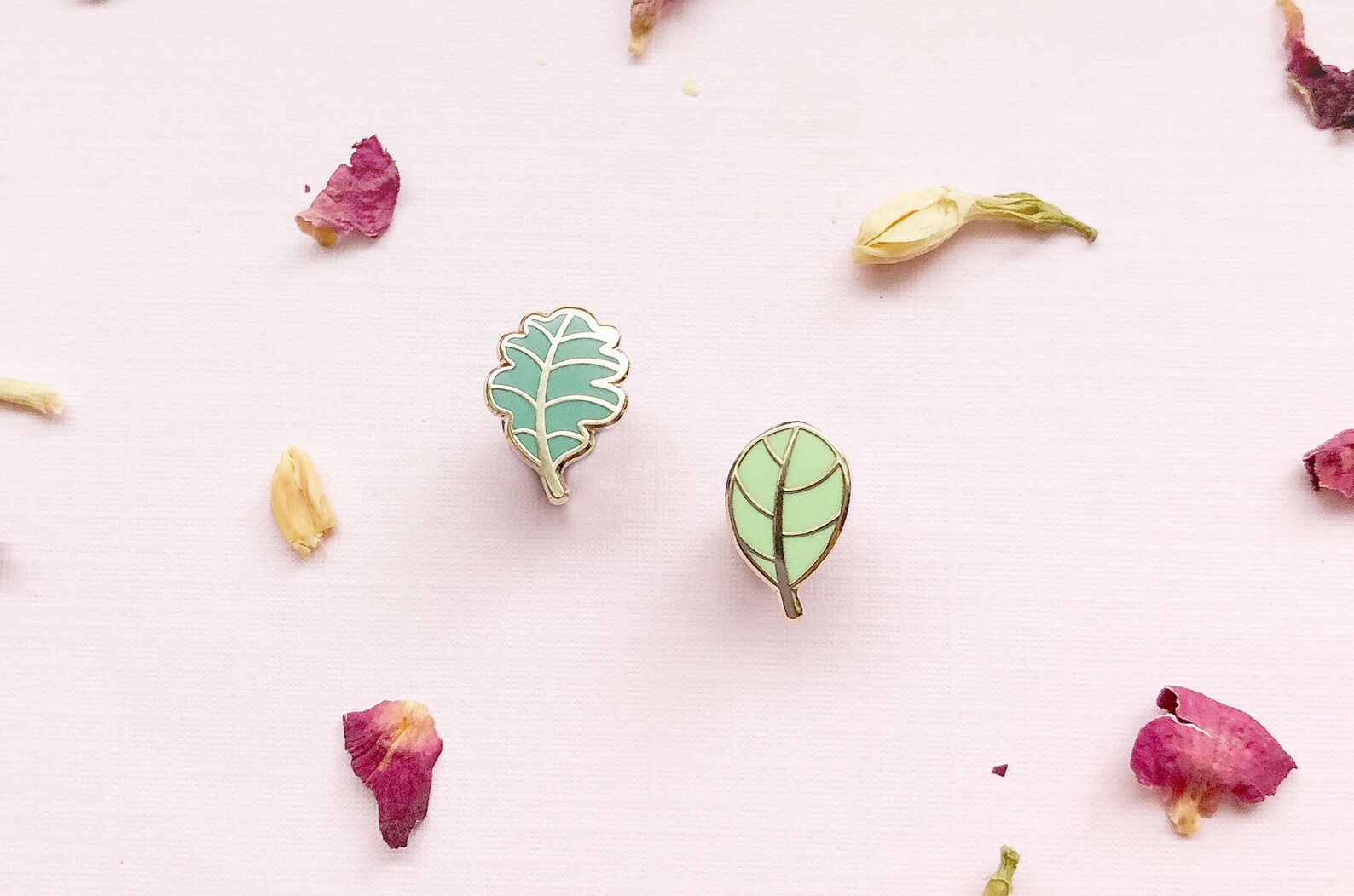 Mini Leaves Part One Board Filler Enamel Pin Set - Etsy