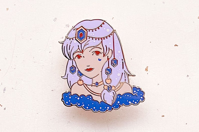 September Witch Sapphire Enamel Pin | Etsy