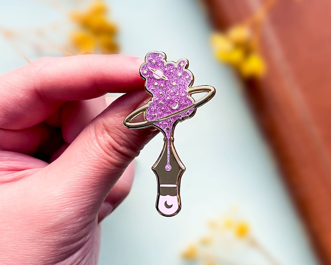 Inky Stars Enamel Pin - Etsy