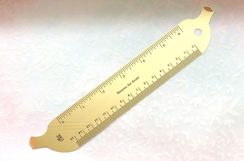 Gold Banana for Scale Ruler - Etsy