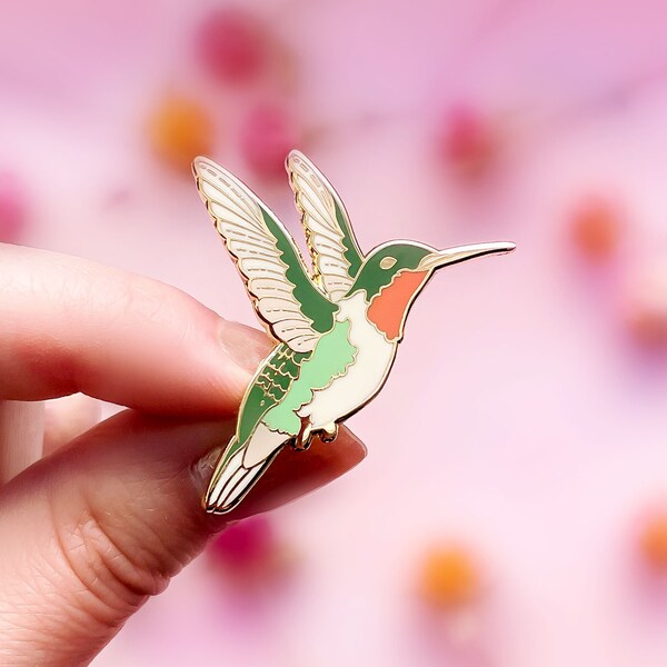 Bird Enamel Pin - Etsy
