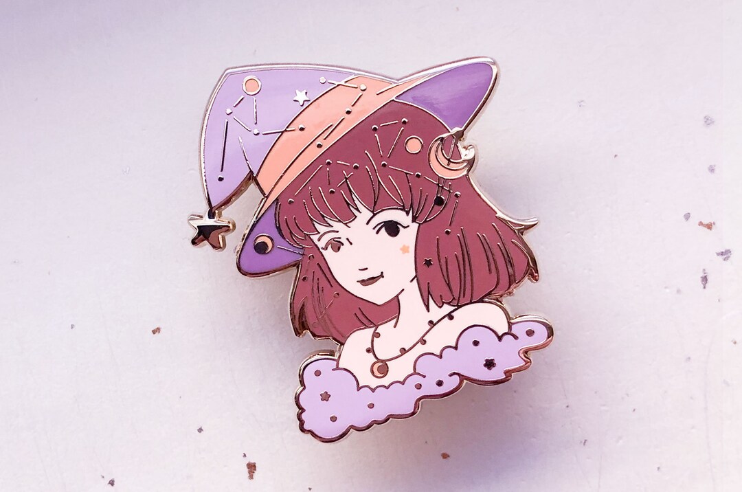 November Witch Topaz Enamel Pin - Etsy