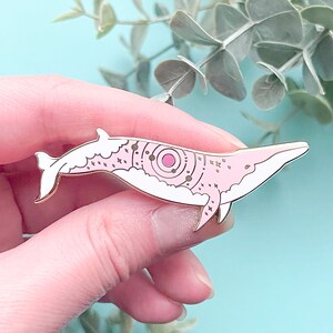 Antares Red Star Rice's Whale Enamel Pin - Etsy