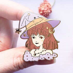 November Witch Topaz Enamel Pin - Etsy