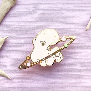 Cosmic Octopus Enamel Pin - Etsy