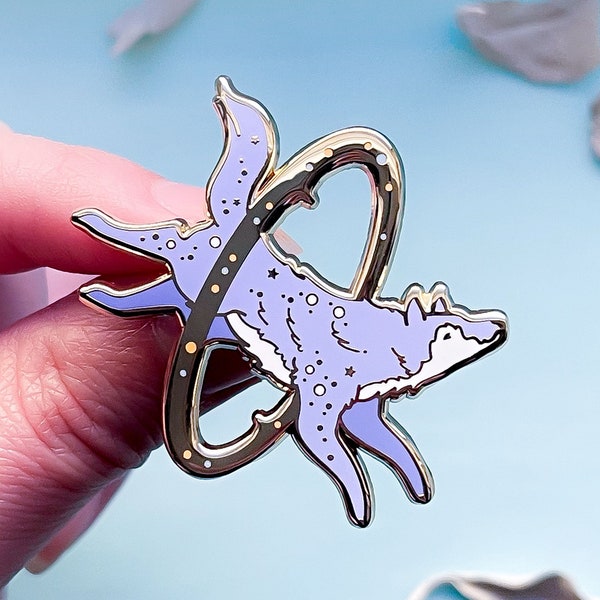Wolf Pin - Etsy