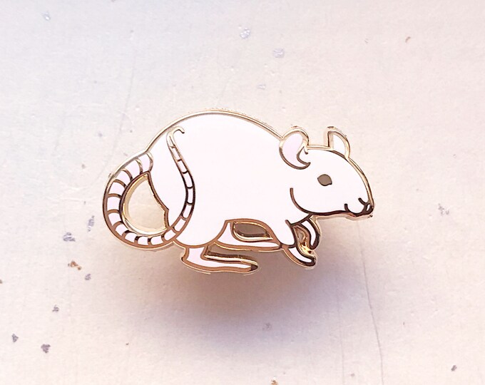 Fancy Rat Enamel Pin - Etsy