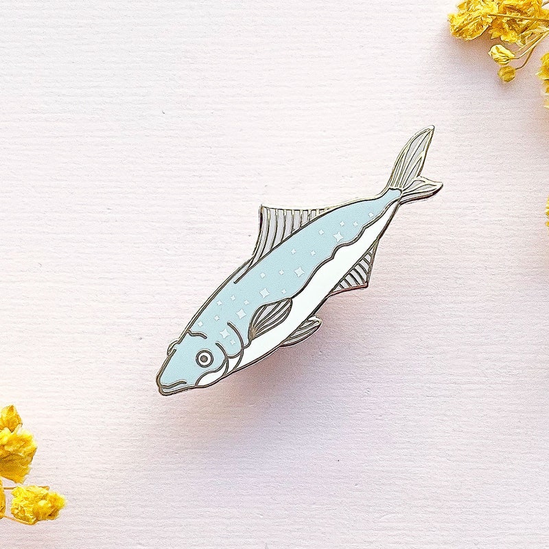 Enamel Fish - Etsy