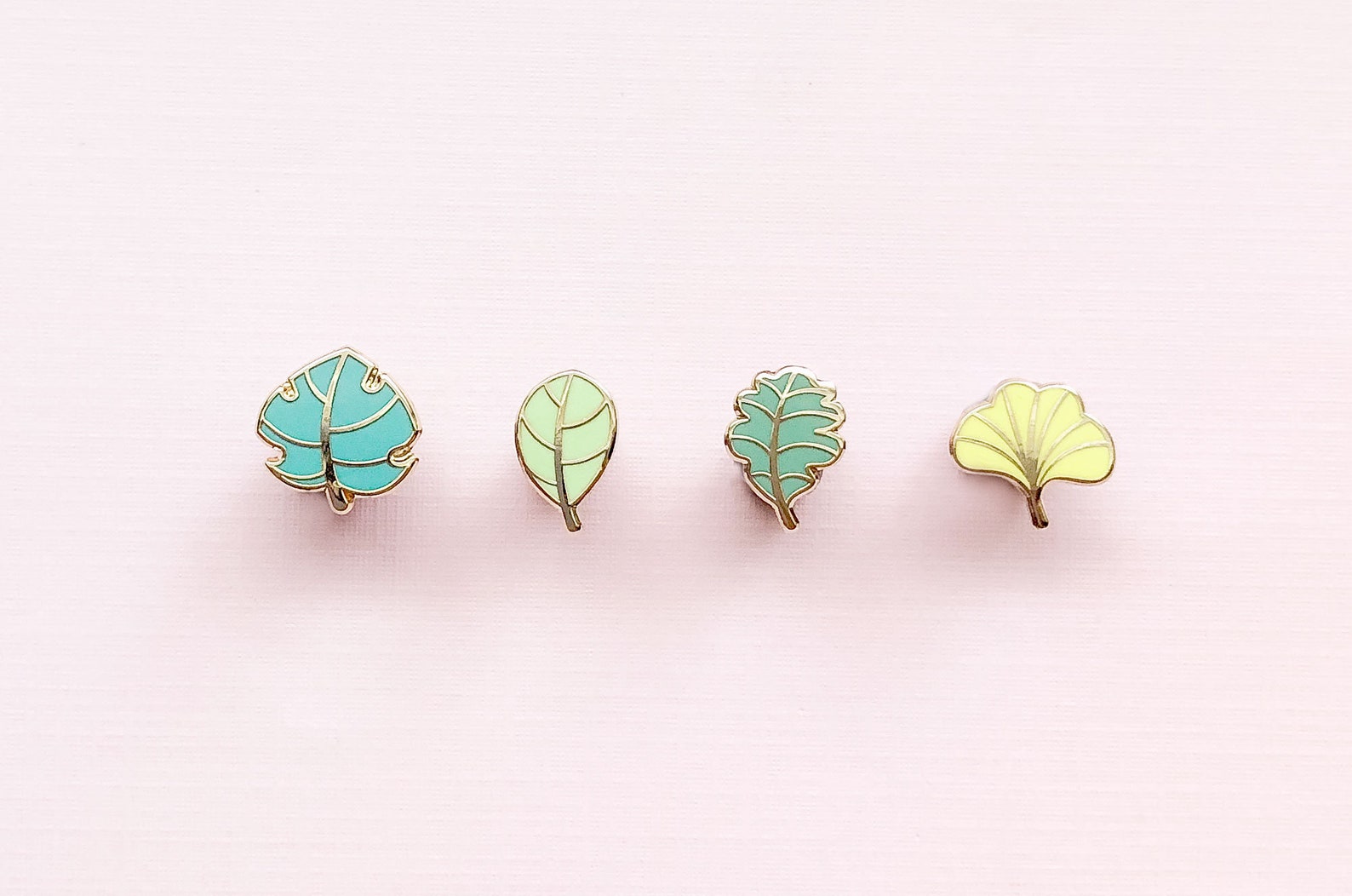 Mini Leaves Part One Board Filler Enamel Pin Set - Etsy