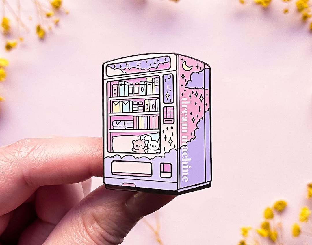 Dream Machine Aesthetic Vending Machine Enamel Pin - Etsy