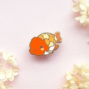 Chibi Ranchu Goldfish Enamel Pin - Etsy