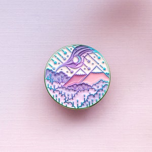 Lunar Ascension Duochrome Enamel Pin - Etsy