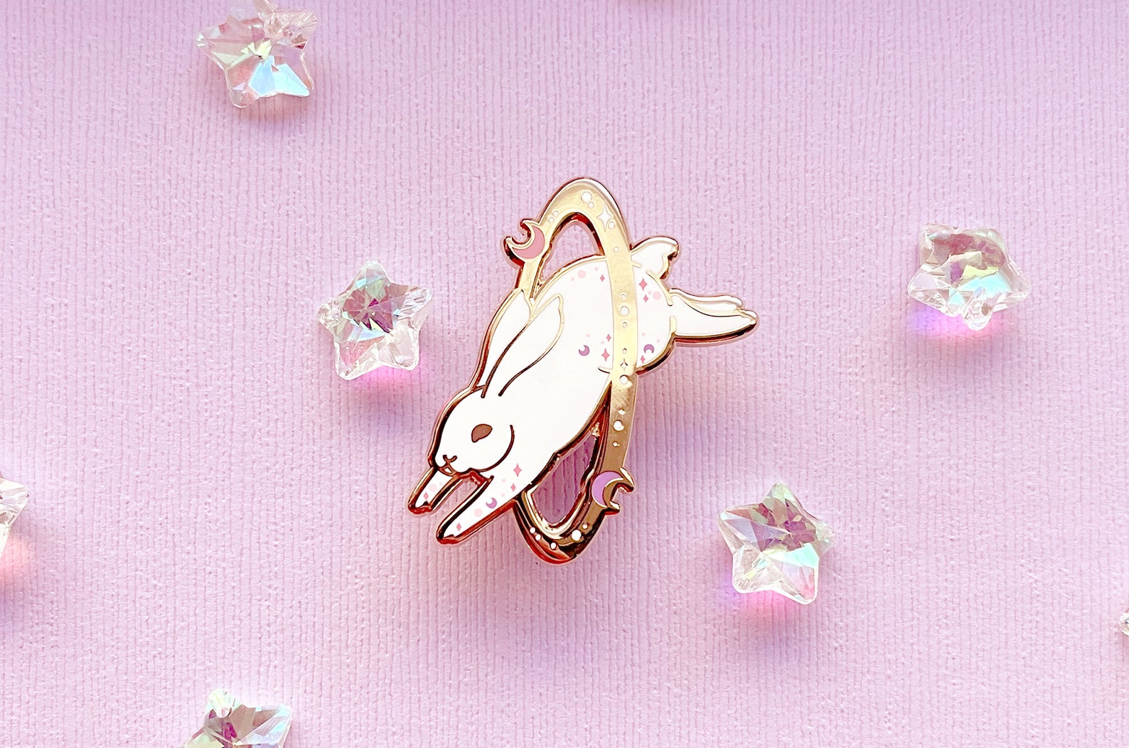 Cosmic Rabbit Enamel Pin | Etsy