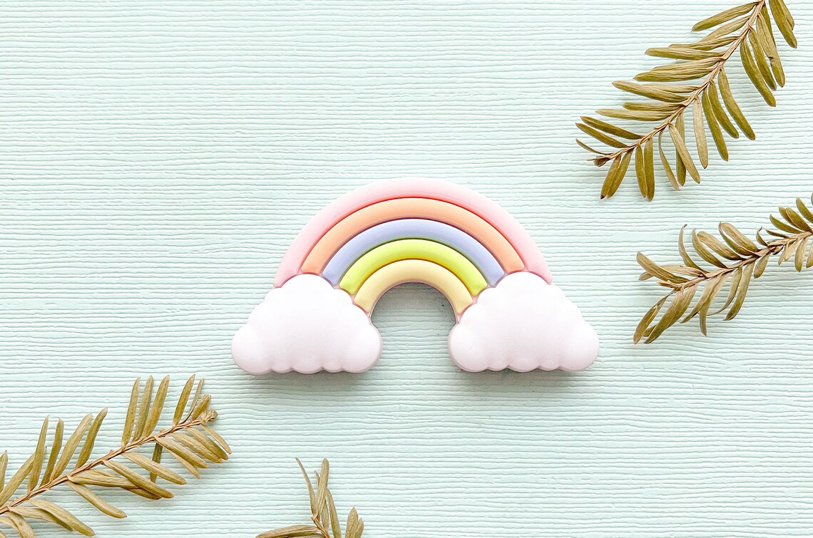 Pastel Rainbow Magnet - Etsy