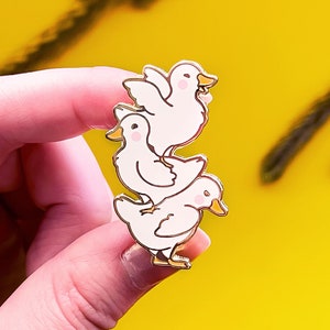 Cute Mini Ducks Quack Stack Enamel Pin - Etsy