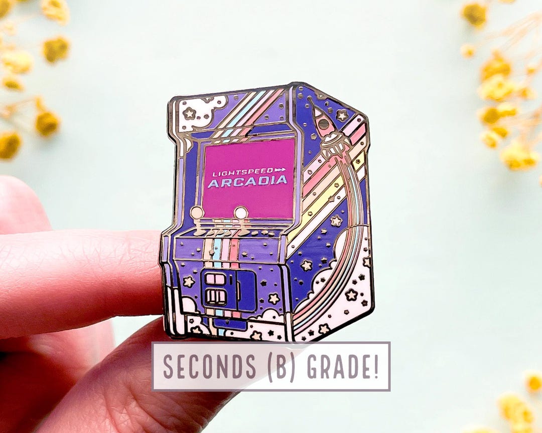 Light Speed Arcadia Retro Arcade Machine Enamel Pin (seconds B Grade) - Etsy
